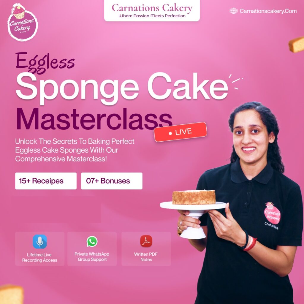 Online Baking Courses at Carnations Cakery | Learn from Chef Kritika ...